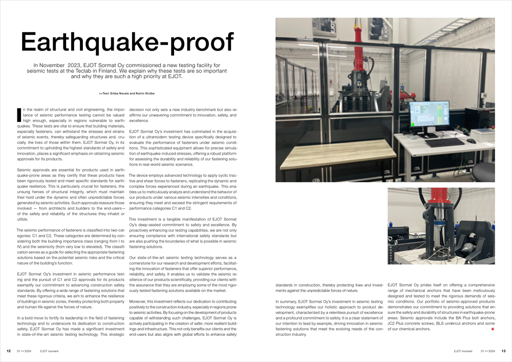 moment - EJOT Magazin | EJOT Canada