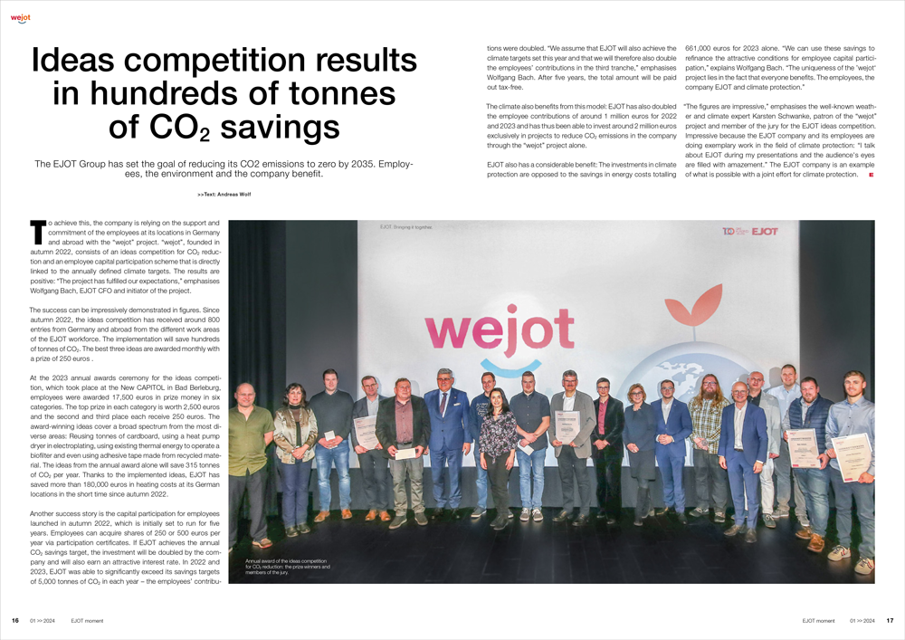 moment - EJOT Magazin | EJOT Canada